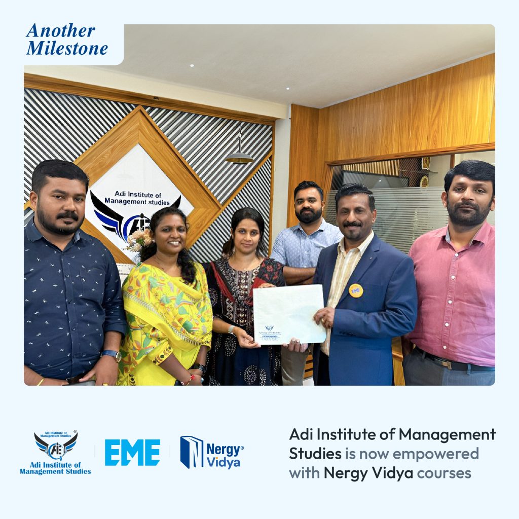 Adi Institute of Management Studies will now include Nergy Vidya ...